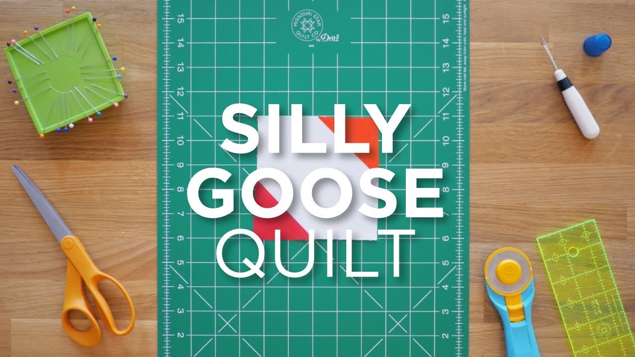 Quilt Snips Mini Tutorial - How to Make a Silly Goose Quilt Block - YouTube