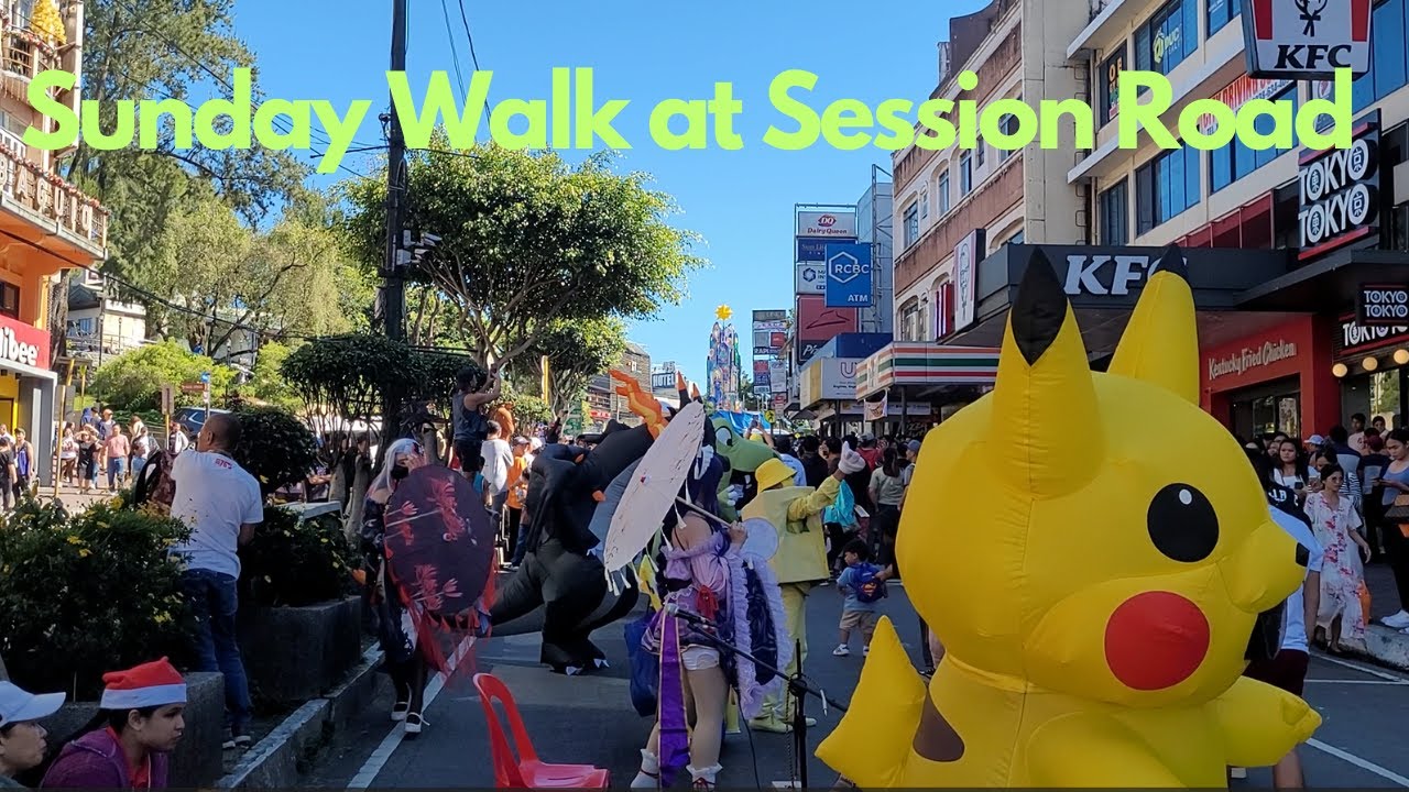 Enjoy Walking at Session Road with a Beautiful Weather.. - YouTube