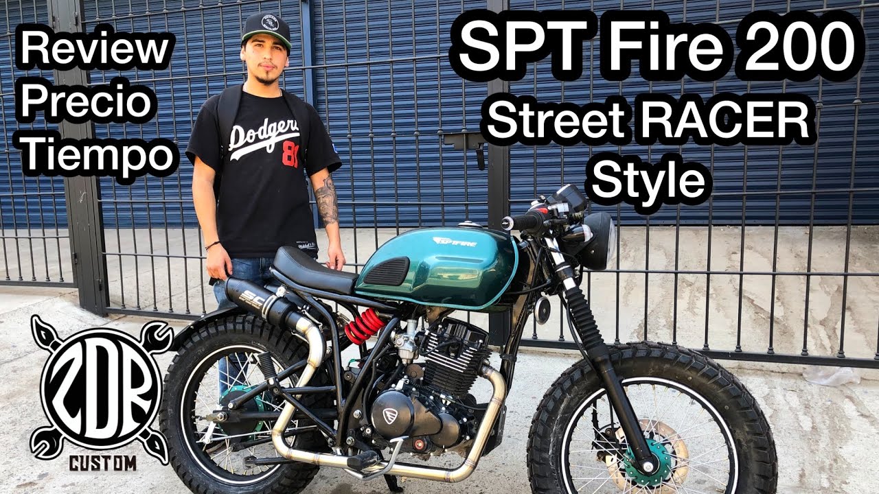 Italika SPT Fire 200 Street Racer ⚡️ Modificada Custom por ZDR - YouTube