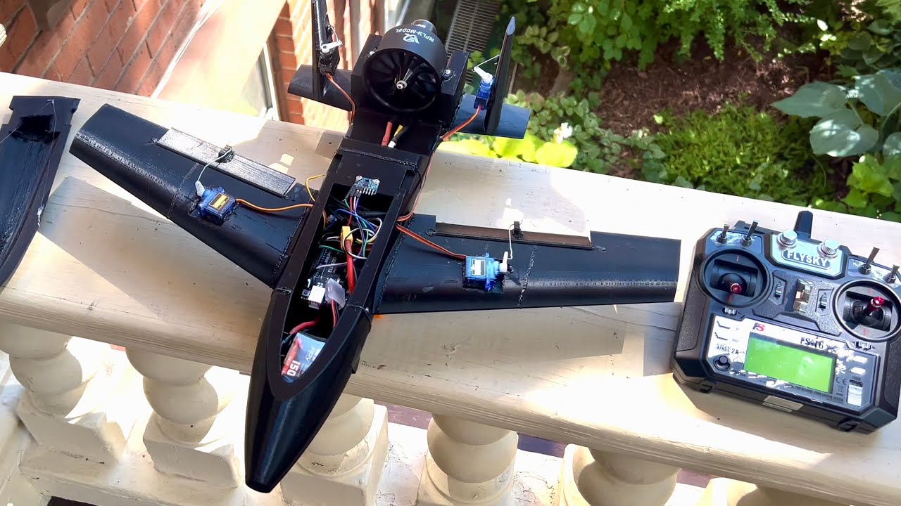 $80 Fully Custom RC Plane: Mk 2 - YouTube