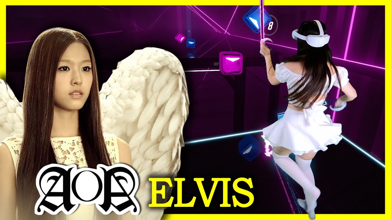AOA - Elvis [BEAT SABER] Mixed Reality - YouTube