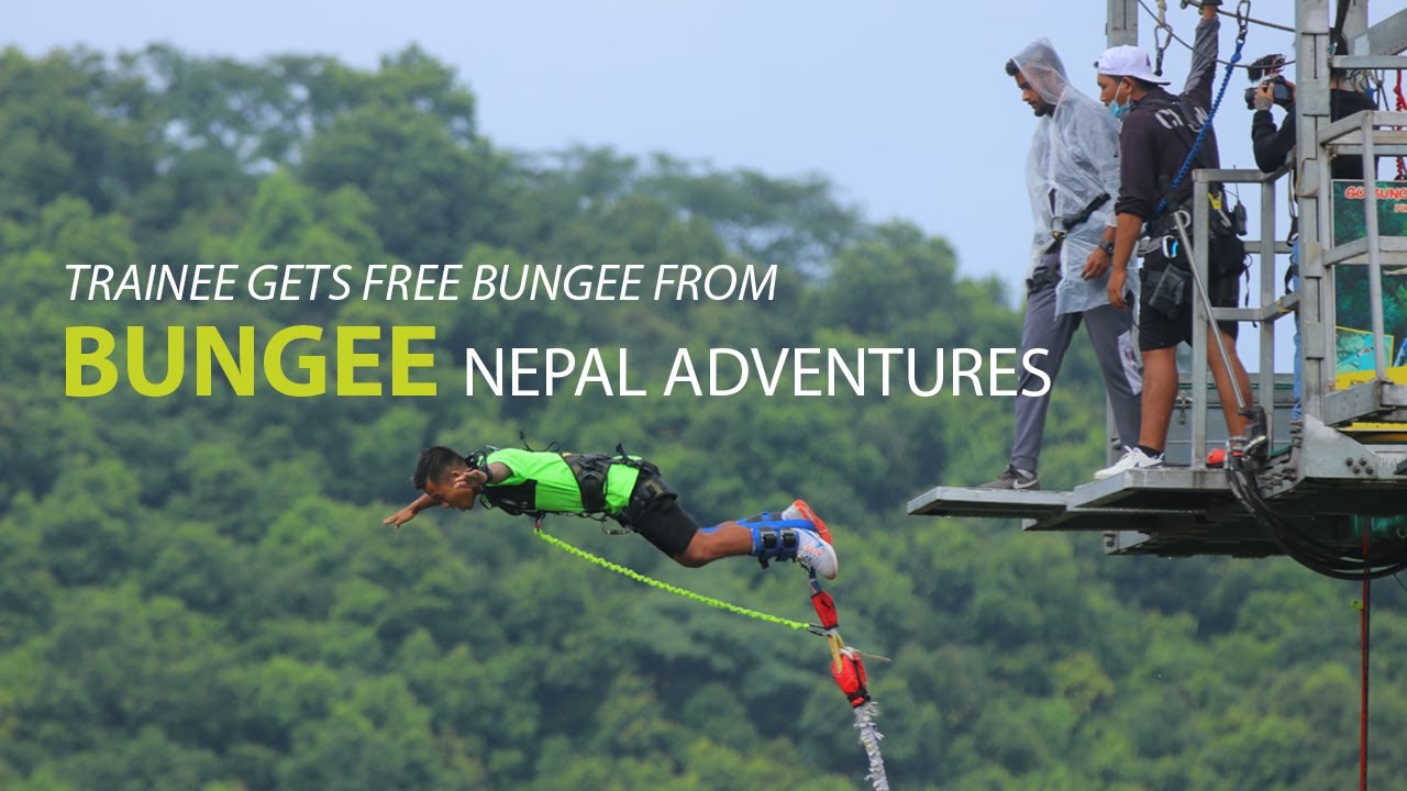 BUNGEE NEPAL ADVENTURES invited us for bungee! - YouTube
