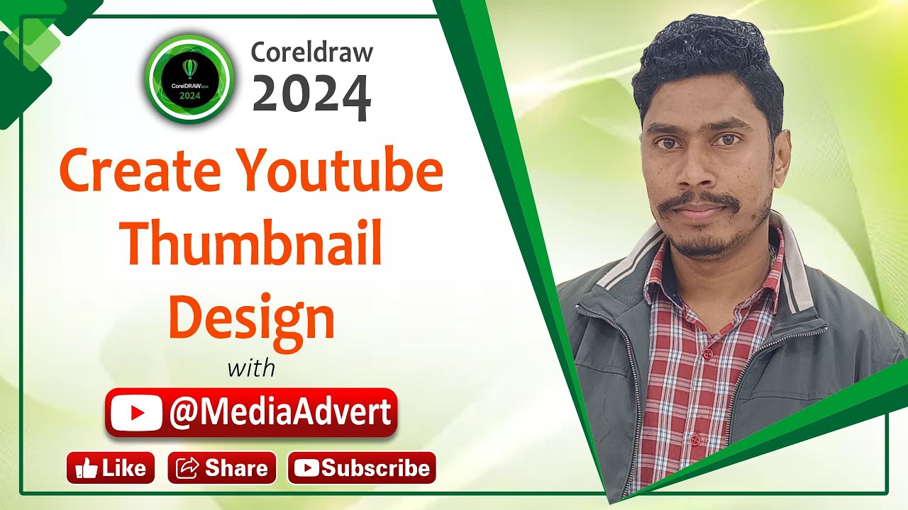 How to Create Youtube Thumbnail in Coreldraw in Hindi - YouTube