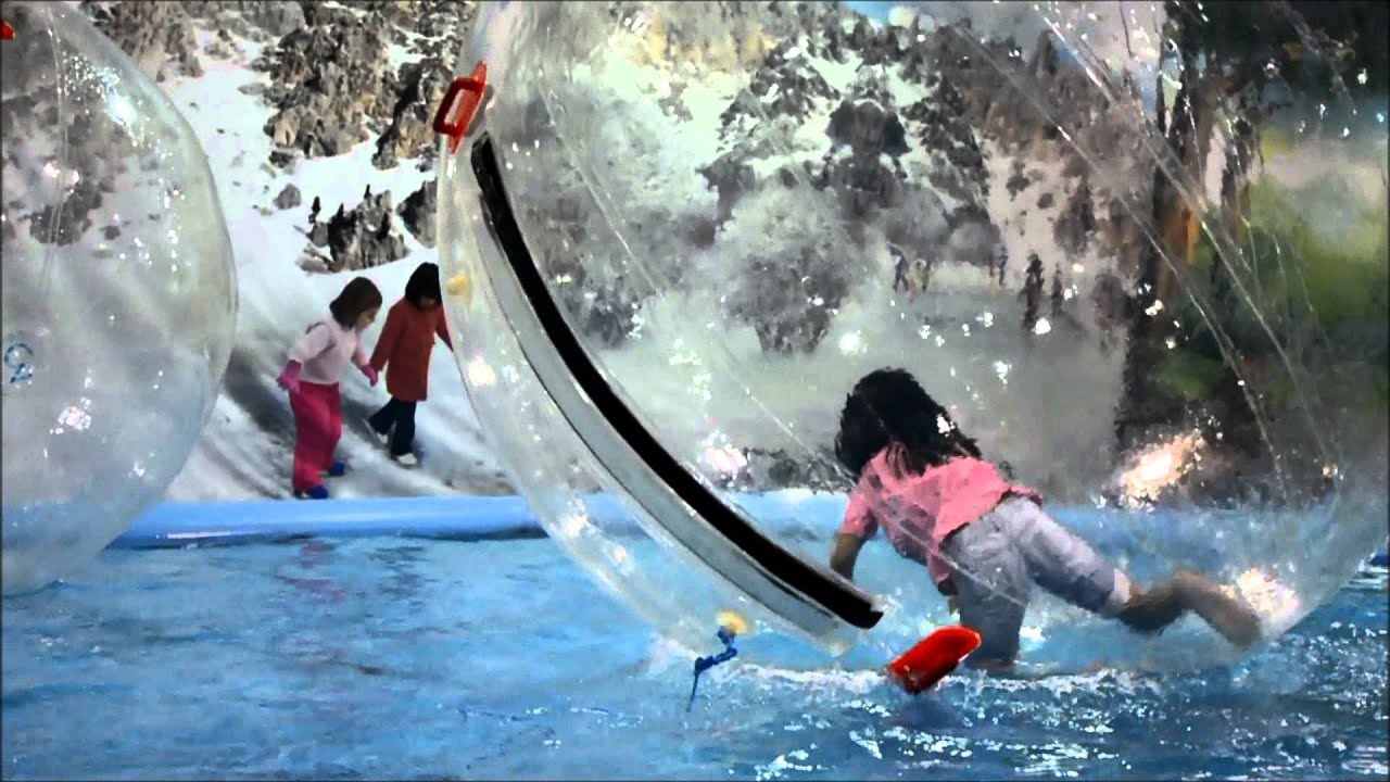 playing inside a big ball - YouTube