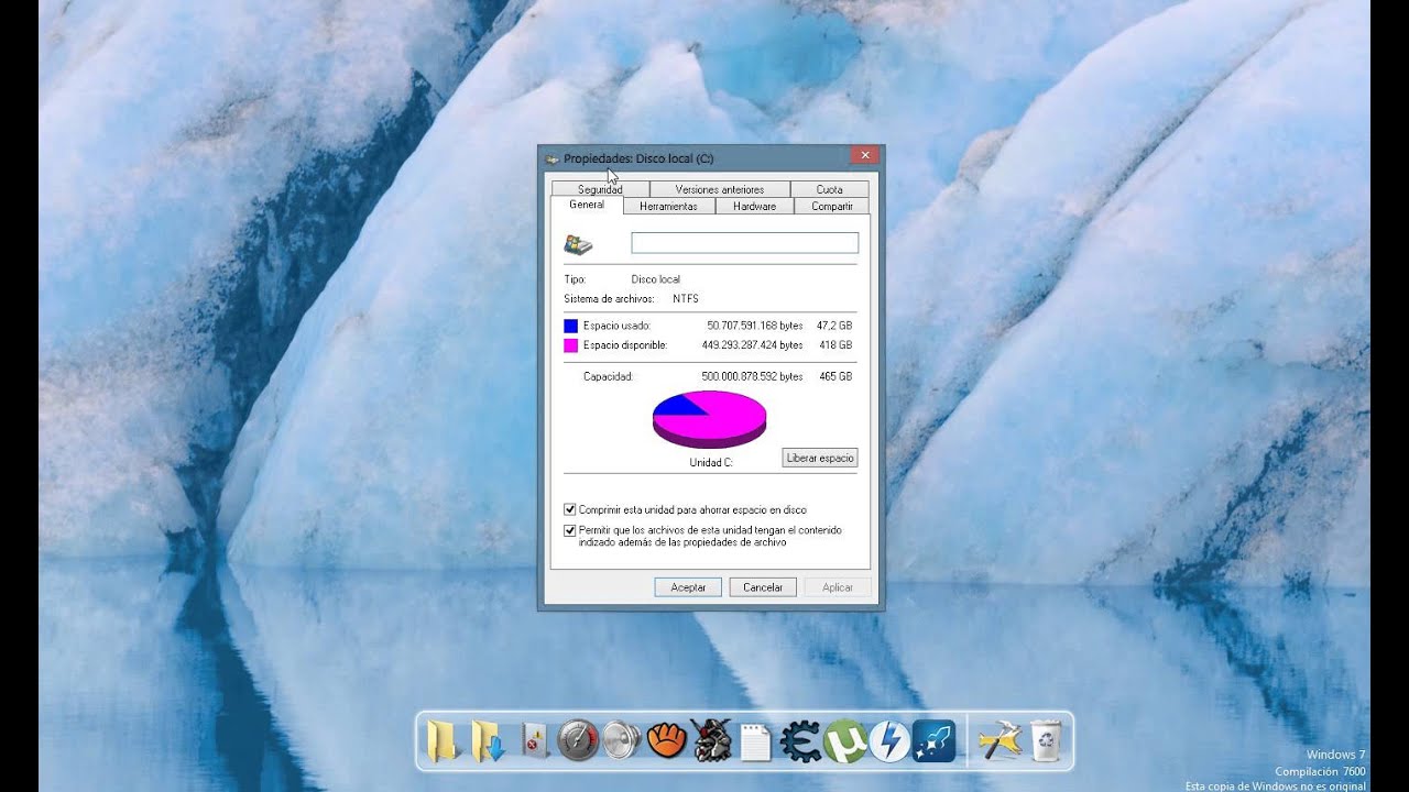 Como comprimir el Disco local C para que nuesta pc vaya mas rapido win ...