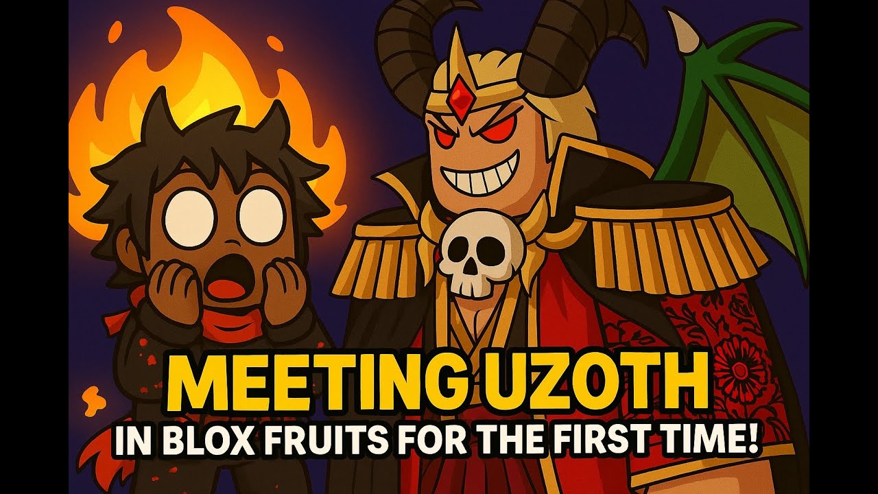 Meeting Uzoth in Blox Fruits for the First Time! - YouTube