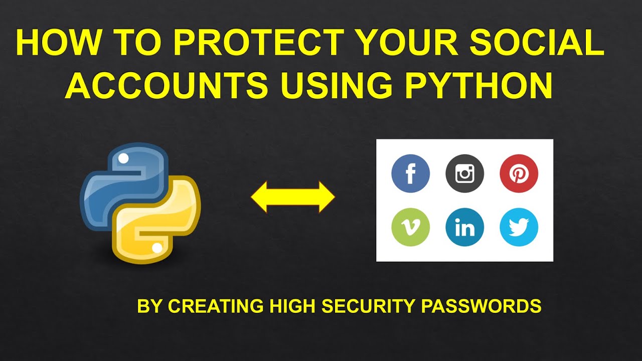 | How to protect your social accounts by creating high security ...