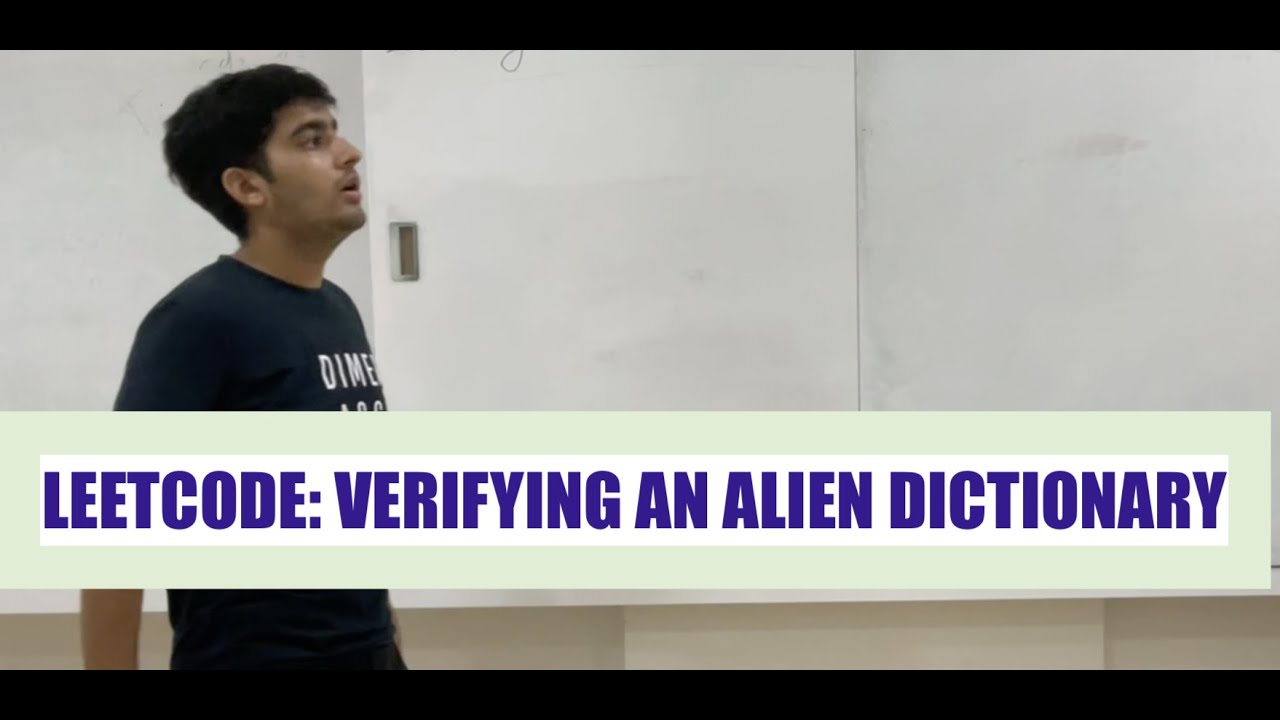 Leetcode 953 Verifying And Alien Dictionary Simple And Short Cpp 8864