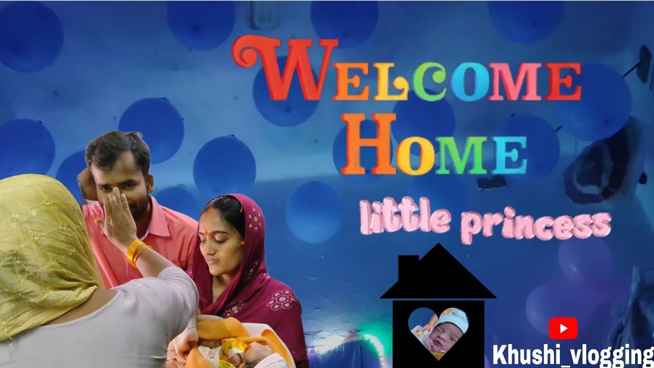 Welcome Home dear Little Prince (Nitiya ️🧿) || Khushi_vlogging || #love #baby #welcomehome # ...