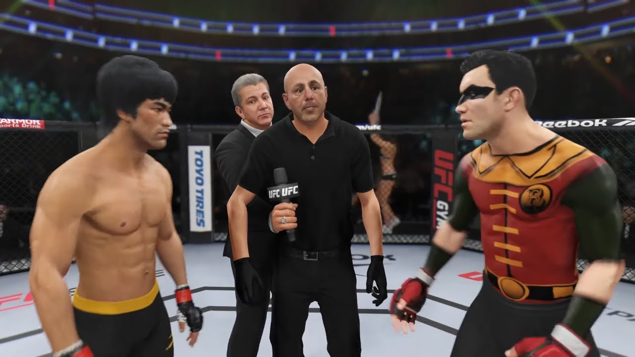 UFC 4 | Bruce Lee vs. Super Robin (EA Sports UFC 4) - YouTube