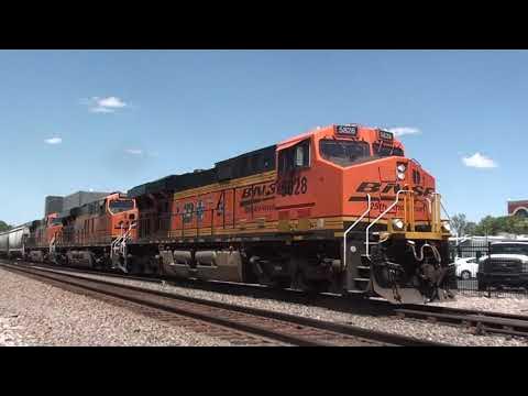 BNSF #5828 (25th Anniversary) Leads WB Mixed Freight. Olathe, KS 5/11/24 - YouTube