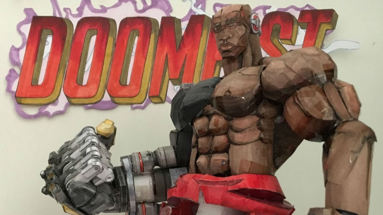Making Doomfist From Paper. - YouTube