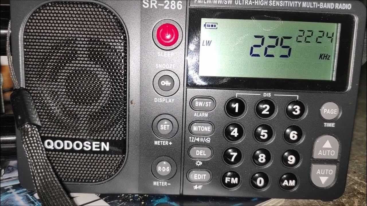 PR Jedynka LW 225 kHz - Deepelec DP-666 vs TEF6686 vs Qodosen SR-286 - YouTube