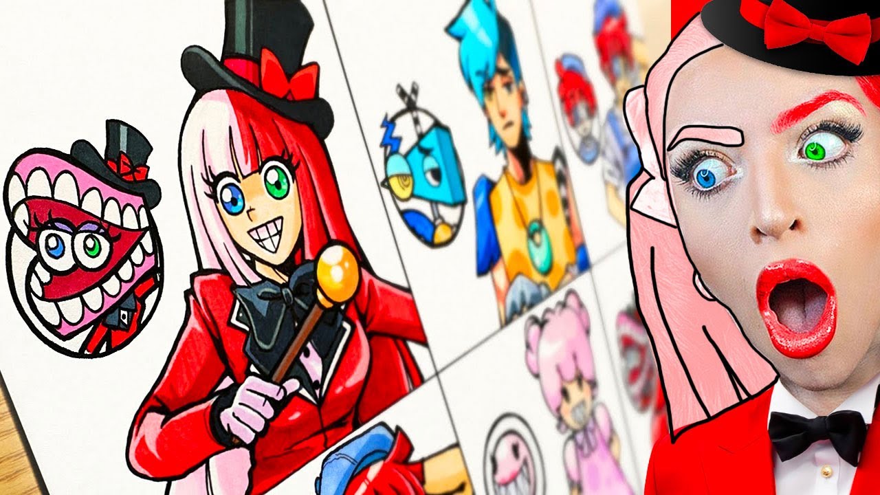 The Amazing Digital Circus, GENDER SWAP!? (HUMANIZED CAIN, ZOOBLE ...