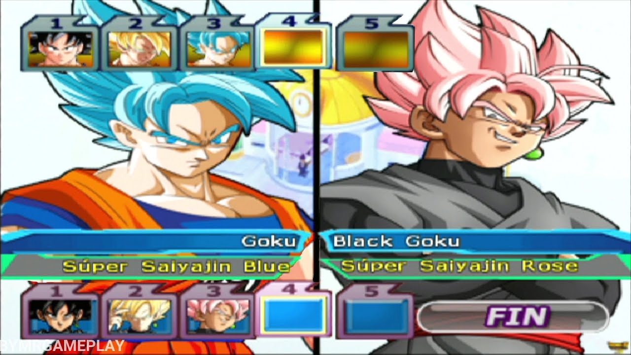 Dragon Ball Z: Budokai Tenkaichi 3 Goku all forms vs Black goku all ...
