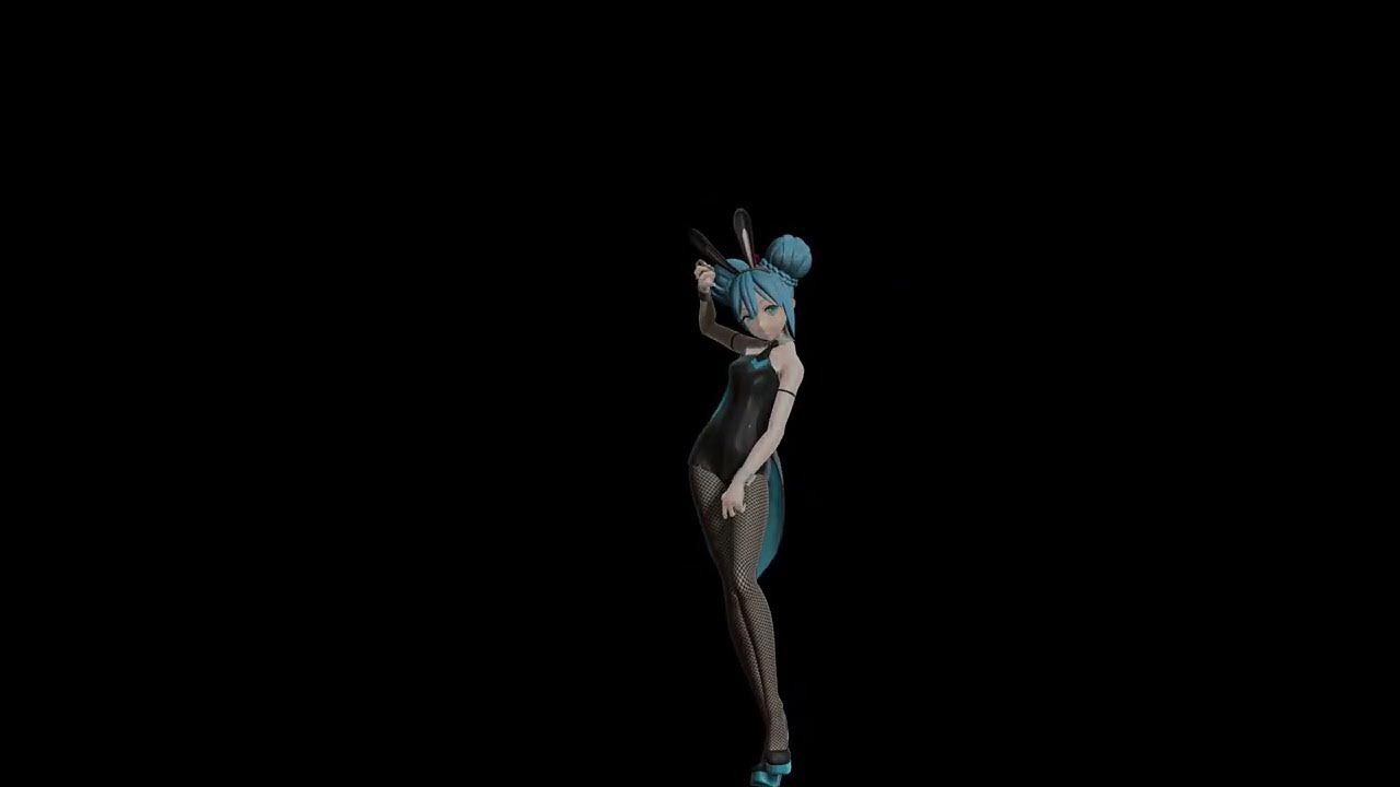 Miku Rabbit Hole Mmd Hologram Ready Youtube