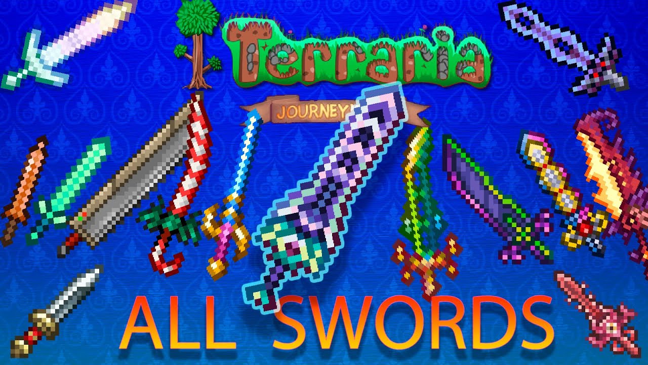 Terraria 1.4 ALL SWORDS + How to get | Worst to best + DELETED CONTENT ...