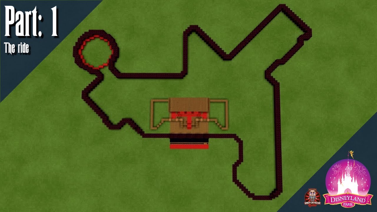 How to Build Phantom Manor: The Ride in Minecraft!! Part: 1 - The Track ...