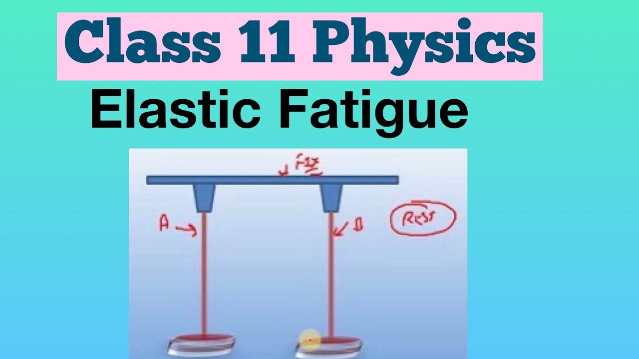 Elastic Fatigue Hindi Class 11 Physics YouTube elastic-fatigue-hindi-class-11-physics-youtube