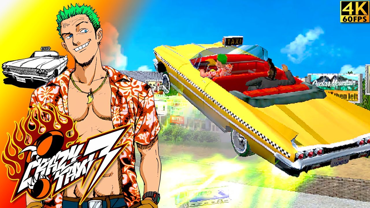 Crazy Taxi 3: High Roller - AXEL [2002/PC] 4K 60FPS - YouTube