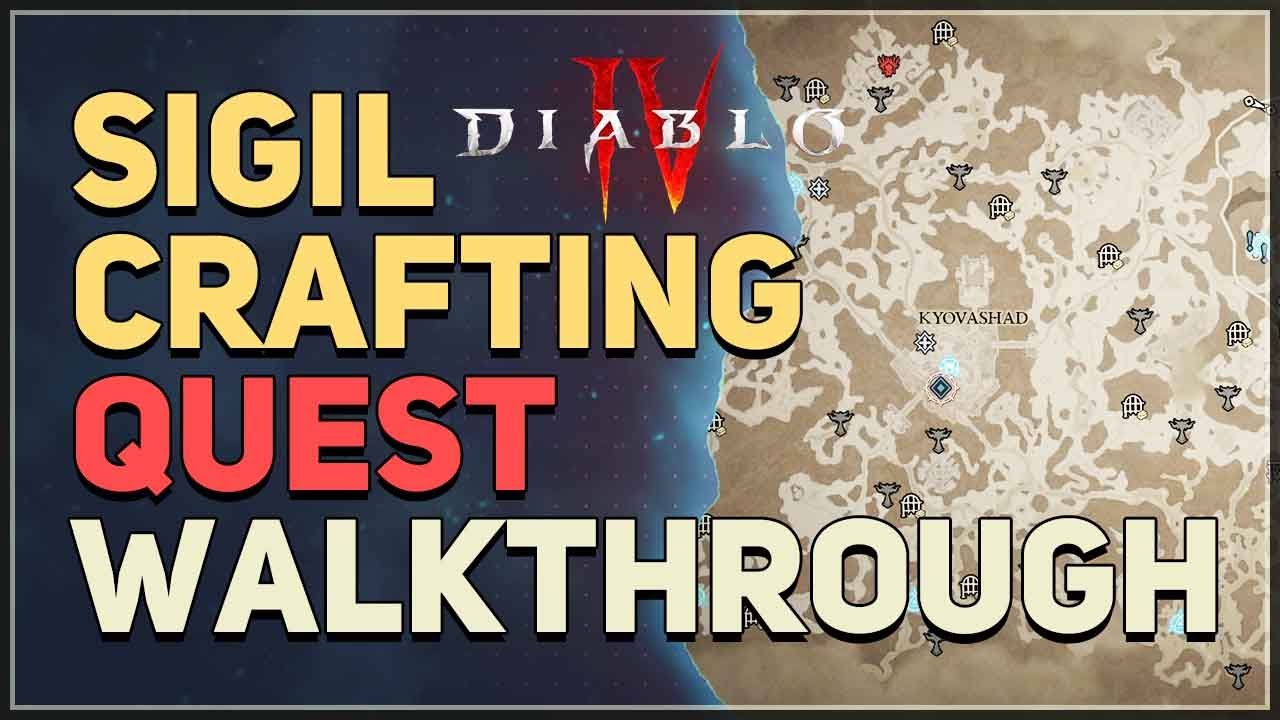 Sigil Crafting Diablo 4 - YouTube