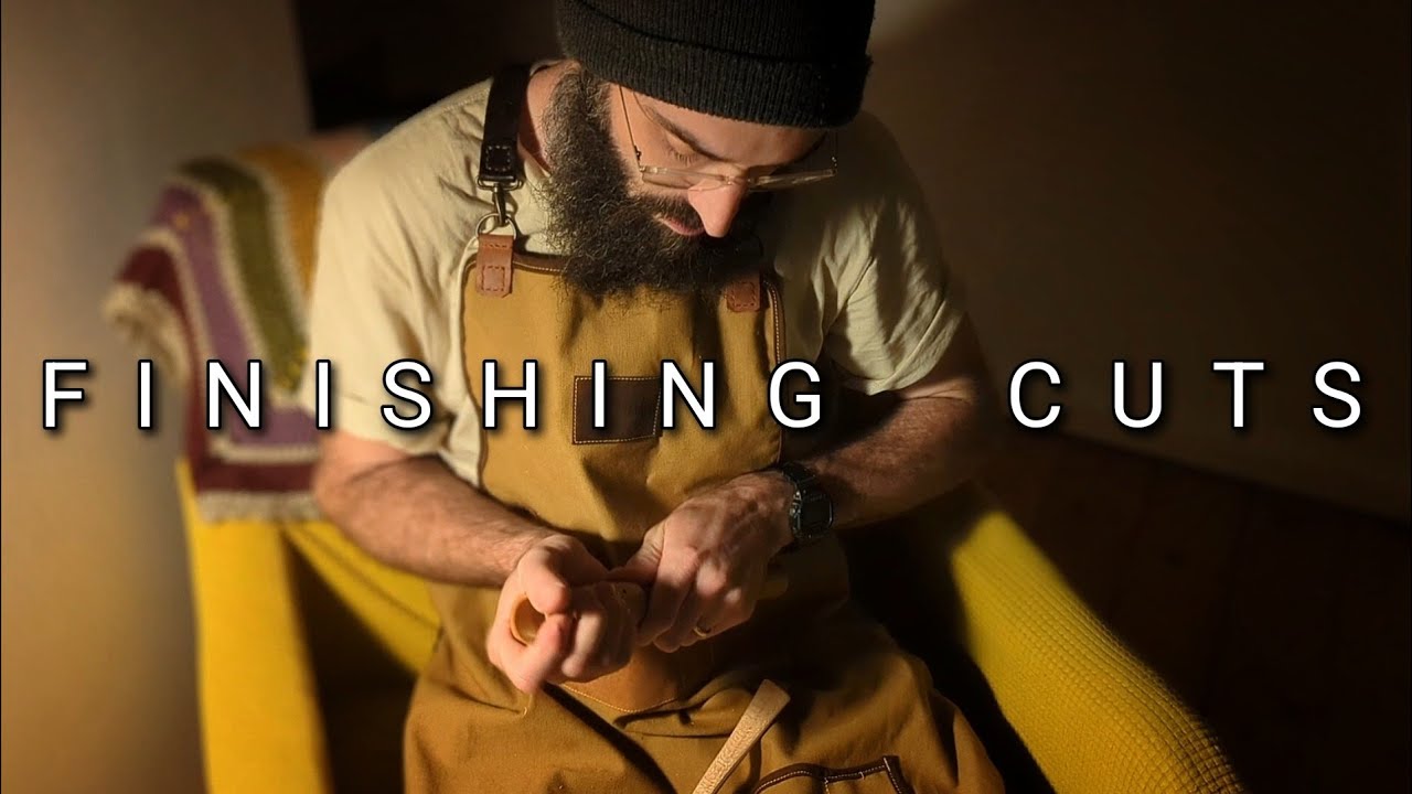 Spoon Carving - Finishing Cuts (ASMR) | Andy Spoons - YouTube