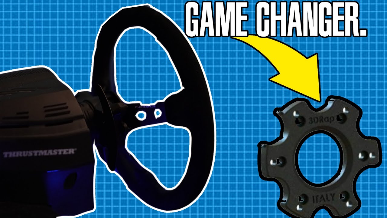 YOU NEED THIS ON YOUR SIM RIG. Wheel+Adapter=AMAZING - YouTube