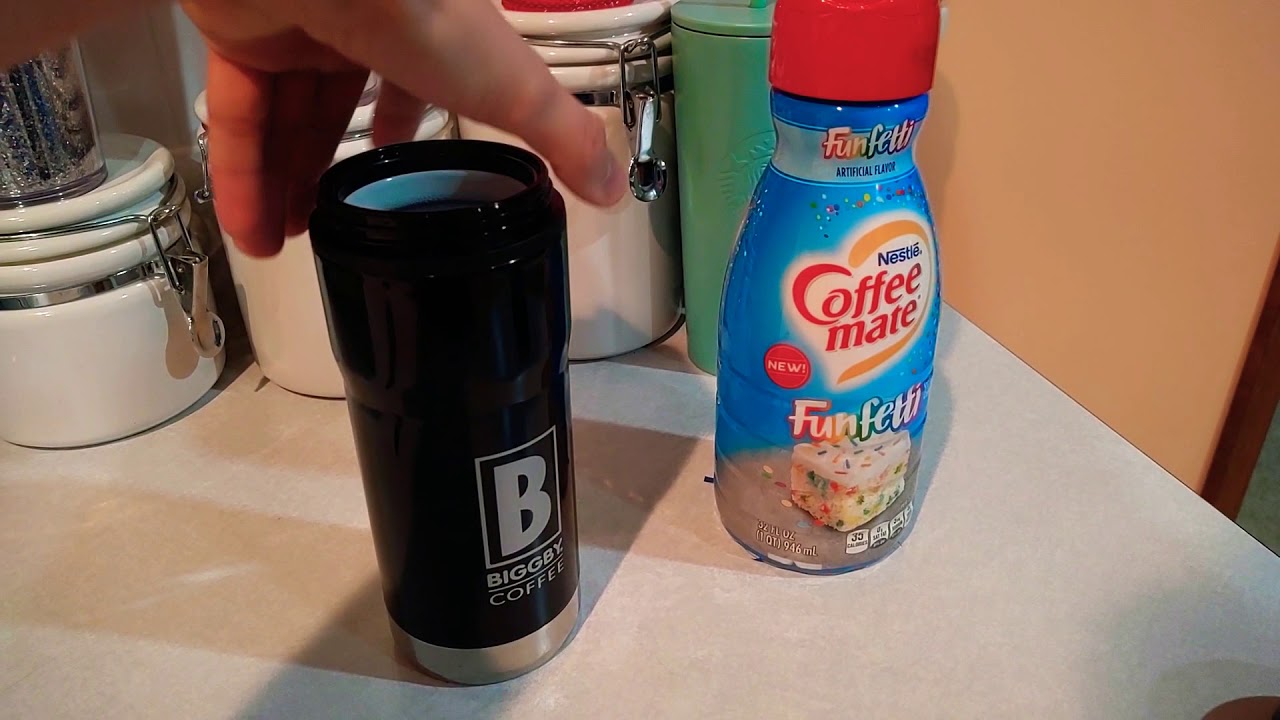 NEW COFFEE MATE FUNFETTI COFFEE CREAMER (NO TALKING ASMR) - YouTube