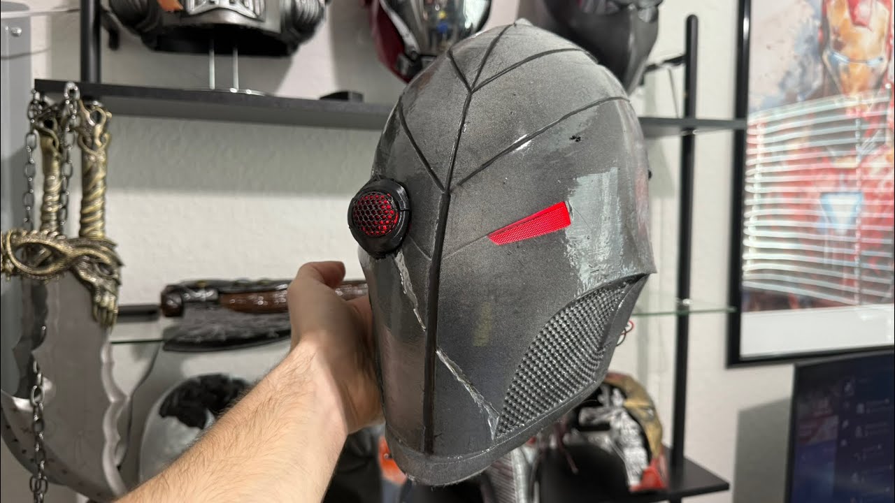 How To Resin Your 3D Print! Deadshot Helmet - YouTube