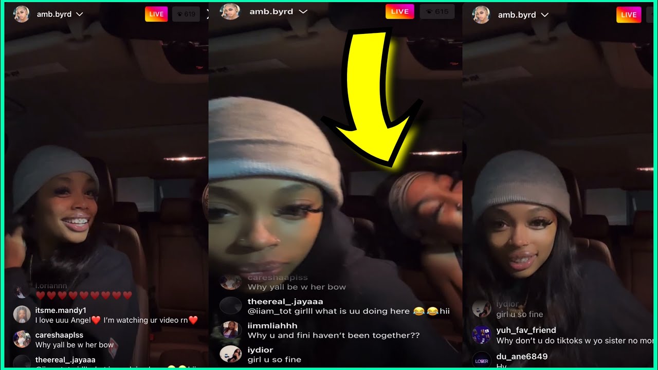 Amb.Byrd [Angel ] & Kendahl Marie On Live Together 💗😂 - YouTube
