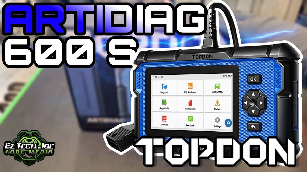 TOPDON AD600S Diagnostic Scan Tool Review! | DIY Friendly! - YouTube