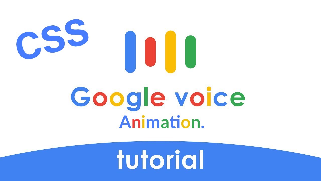 Google voice animation using CSS | CSS animation effects | #googlevoice ...