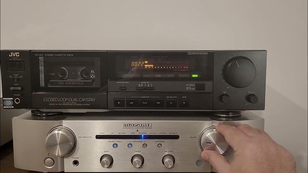 Cassette deck JVC TD-V521 - YouTube
