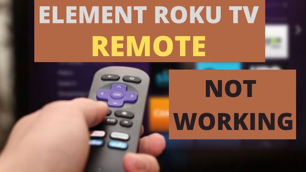 How to fix Element Roku tv Remote Not Working || How to Fix Element ...