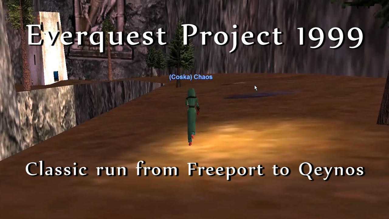 EverQuest Project 1999 #18 - Classic run from Freeport to Qeynos! - YouTube