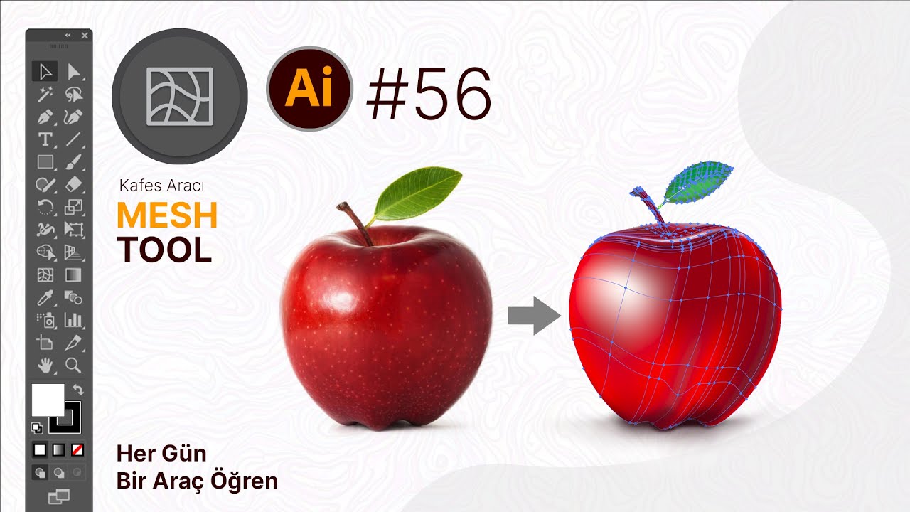 Adobe Illustrator "Mesh Tool" Nasıl Kullanılır? #56 - YouTube