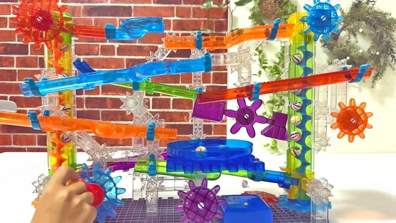 Marble Run Race☆Twin Twister [Marble Mania] 200 pieces - YouTube