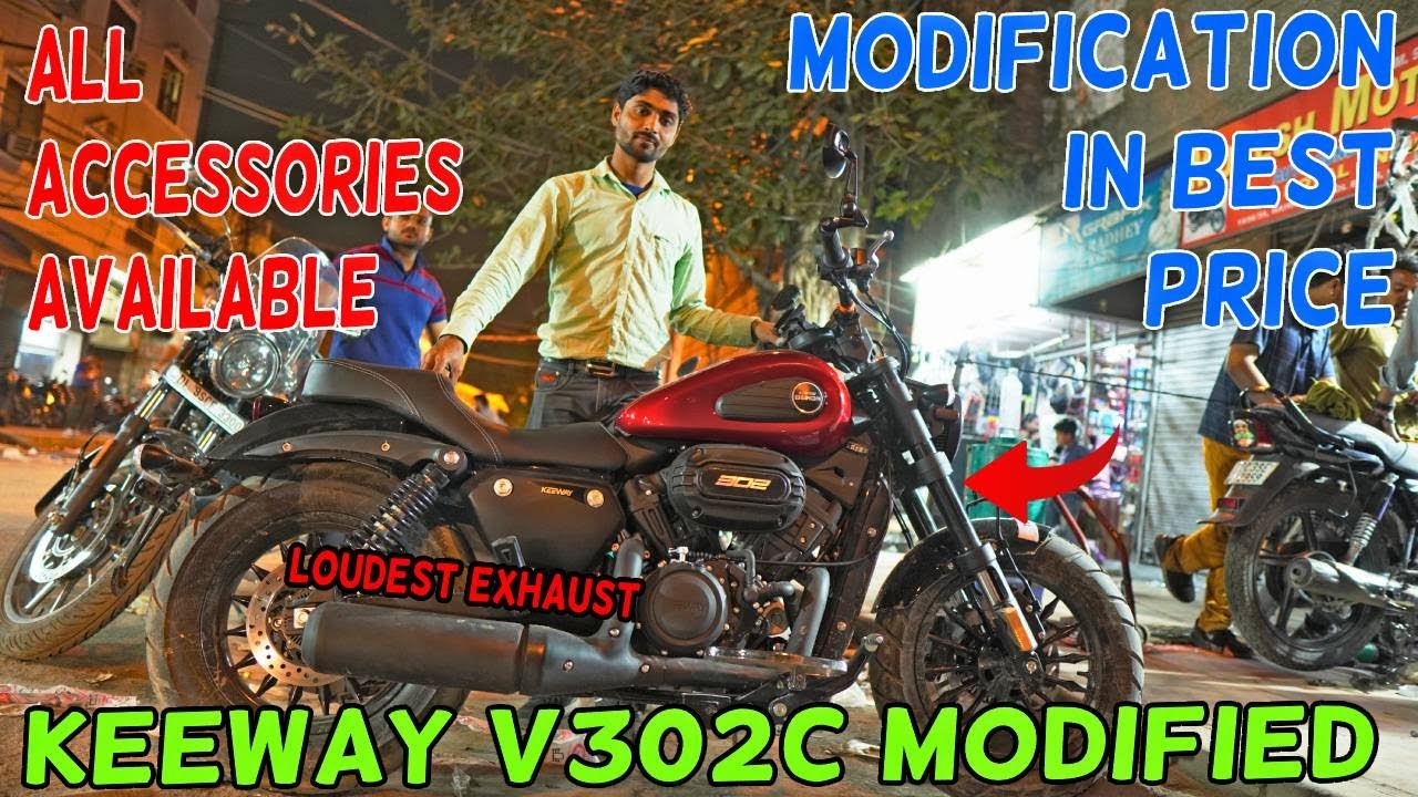 Keeway Benda v302c Modification | Keeway v302c Exhaust Sound Check 😱 ...