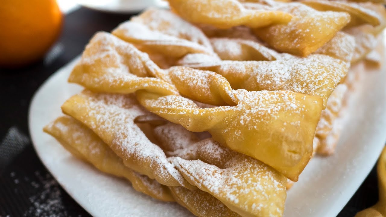 Faworki domowe - chrupiące, złociste, prosty przepis - YouTube