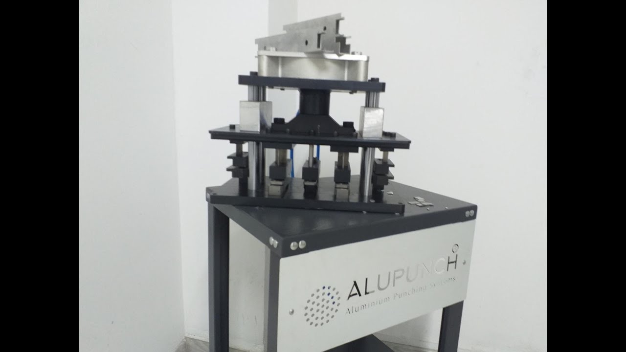 Pneumatic Punch Machine with 5 stations - YouTube