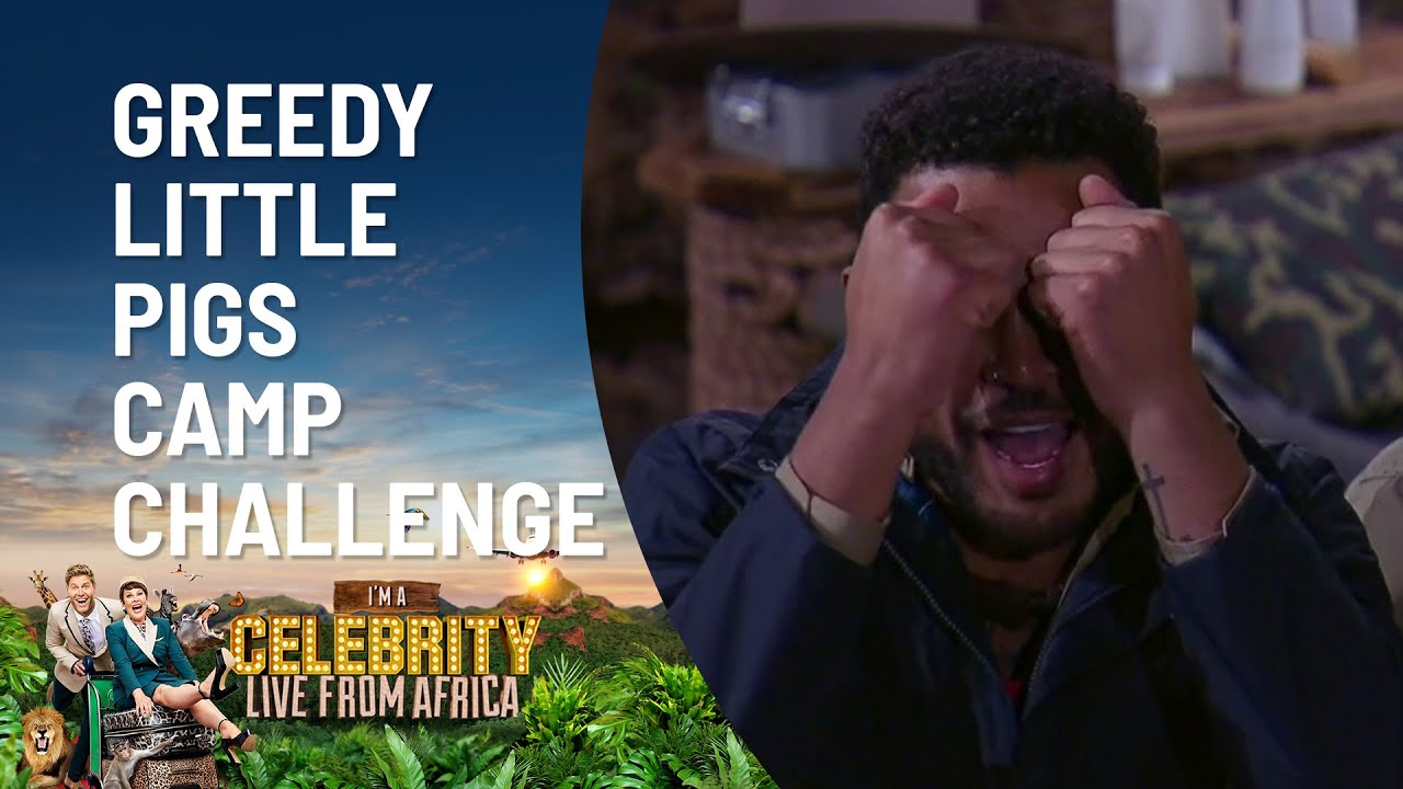 Greedy Little Pigs Challenge | I'm A Celebrity...Get Me Out Of Here ...
