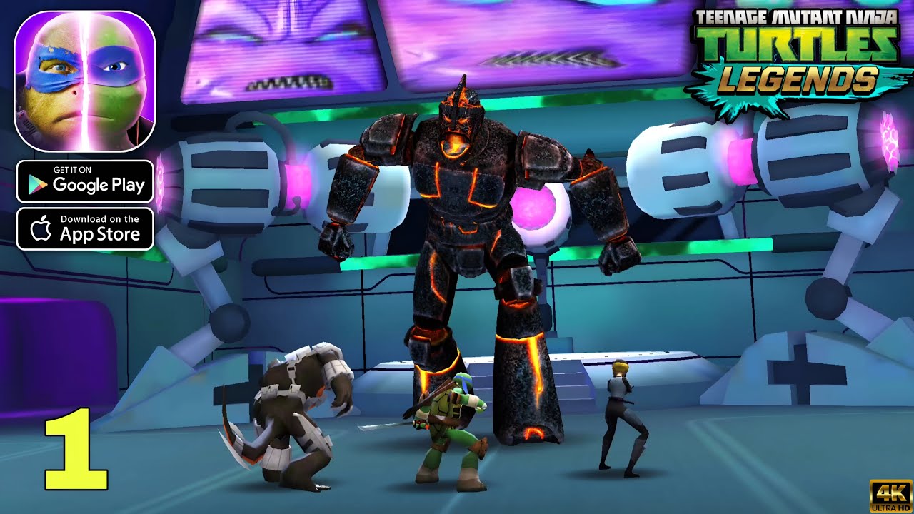 Ninja Turtles: Legends Gameplay walkthrough part 1 (Android/iOS) - YouTube