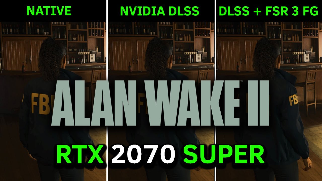 Alan Wake 2: FSR 3 Frame Generation Mod + DLSS - RTX 2070 SUPER - YouTube