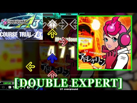 【DDR A3】 アドレナリン(Adrenaline) / U1 overground [DOUBLE EXPERT] 譜面確認+Clap ...