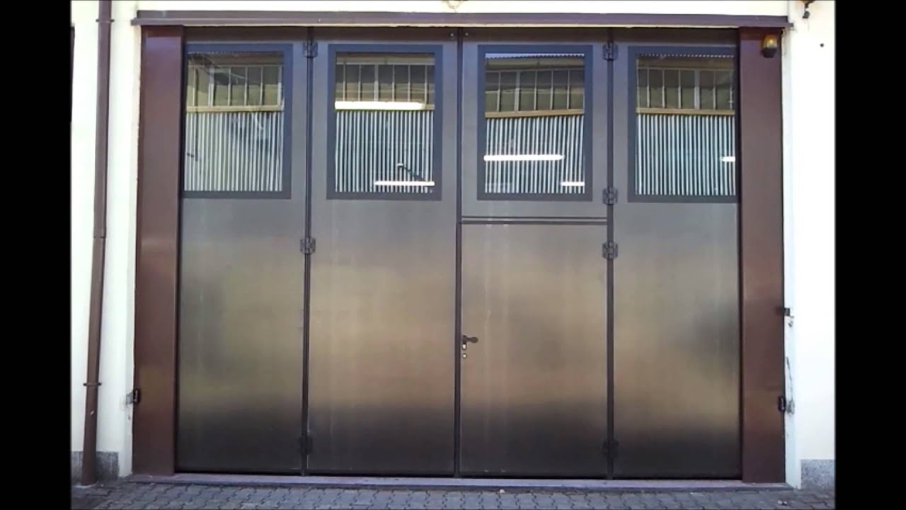 Automazione portone a libro - YouTube