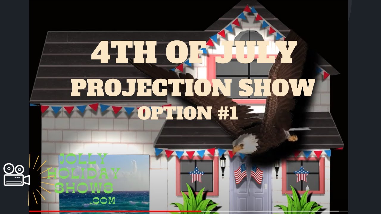 4th of July Projection Show #1 - YouTube