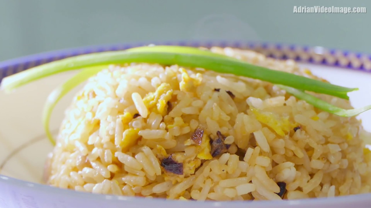 Simple Fried Rice with Butter and Eggs - Cooking Recipe - YouTube