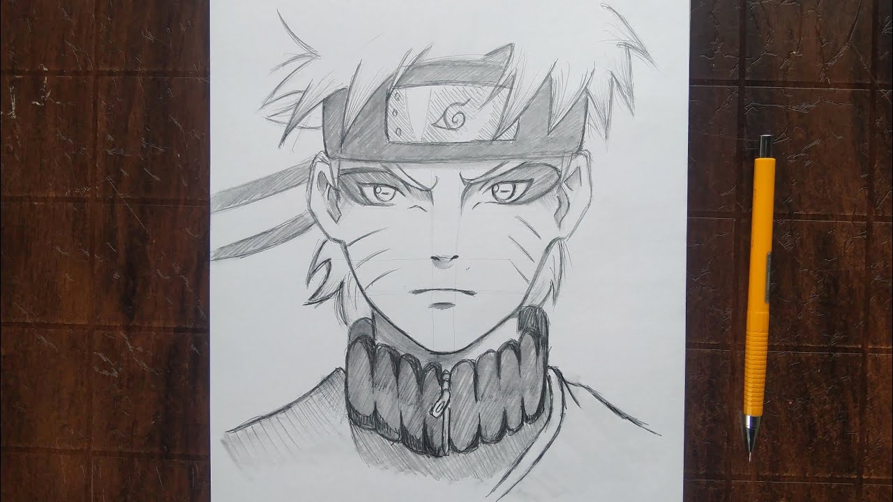 How To Draw Naruto Easy|| Naruto Uzumaki Drawing Easy Step By Step ...