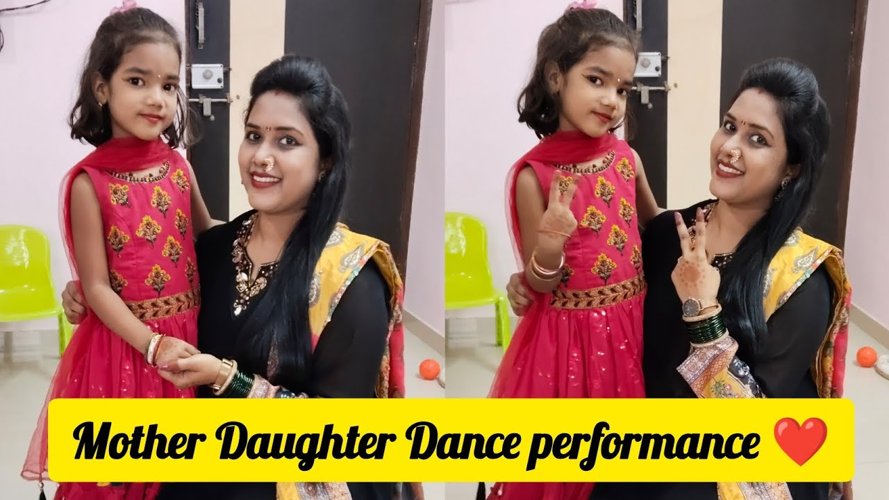 Mother daughter Marathi fusion mashup song dance performance ️ #video # ...