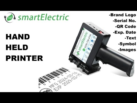 Portable Hand Held Printer InkJet Text, Brand Logo Image Serial Expiry ...